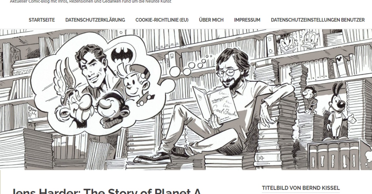 Jens Harder: The Story of Planet A | Comic-Denkblase – Media Archive ...